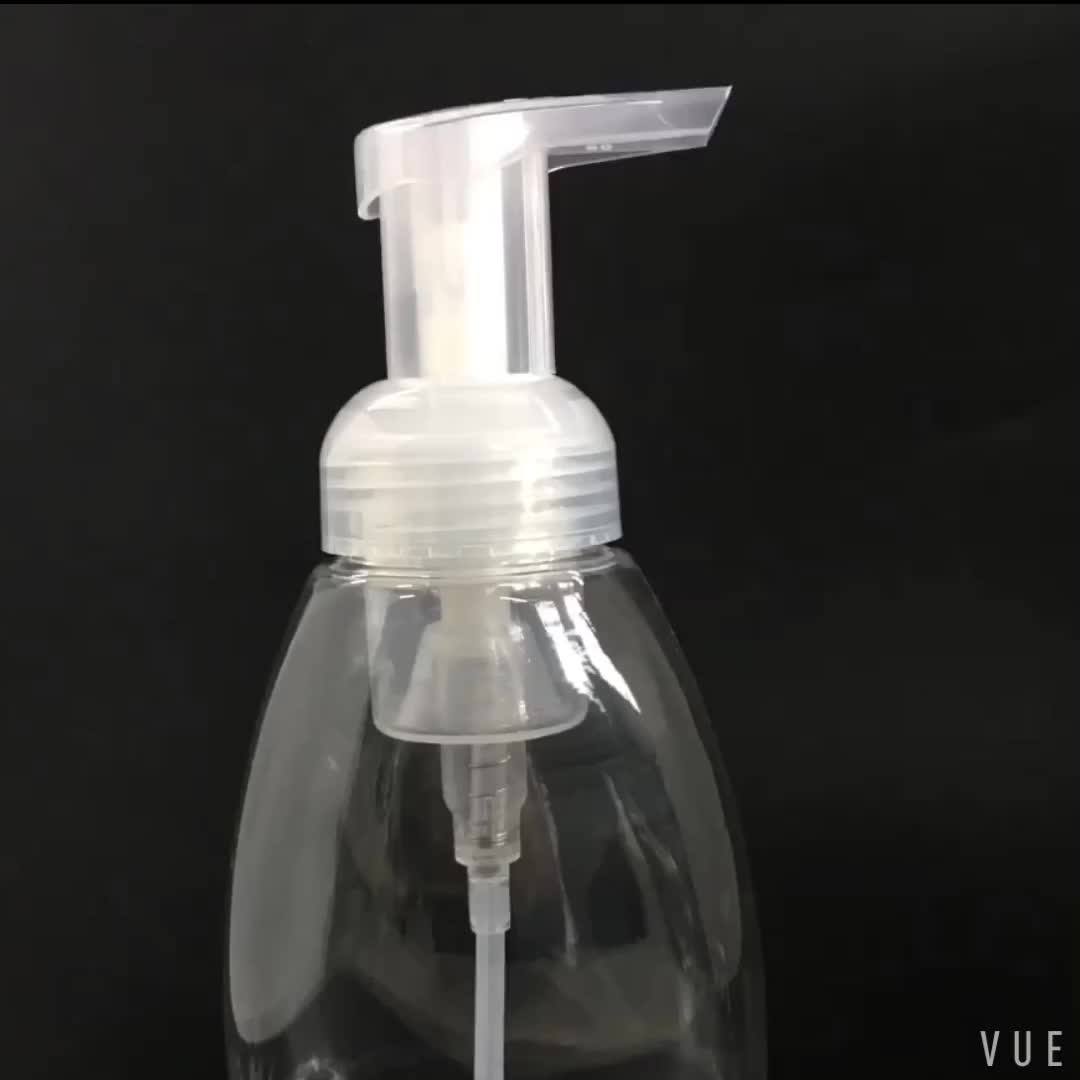 250ml Clear Liquid Hand Soap Dispenser / Foaming Pump Empty Containers ...
