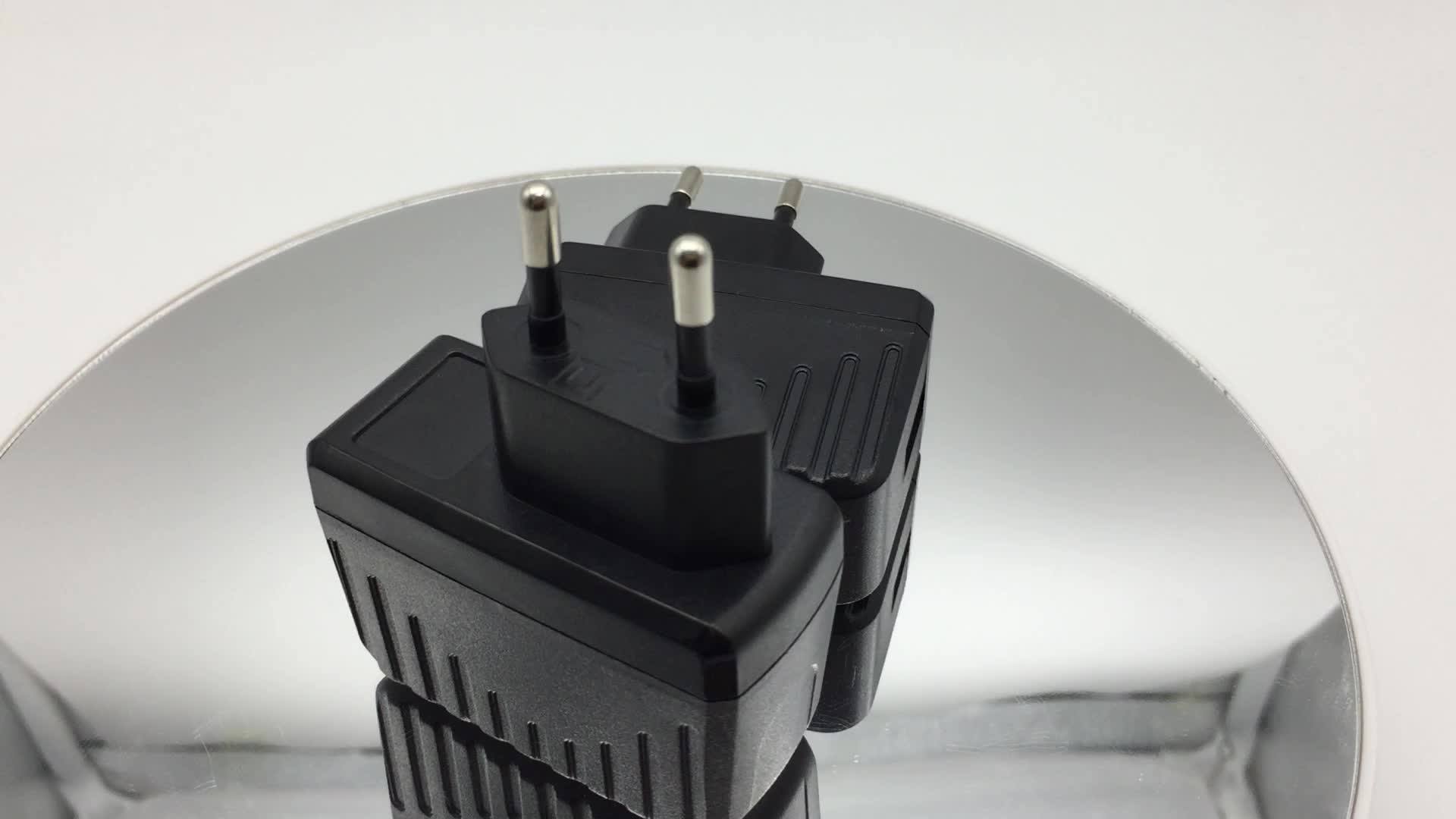 Ac To Dc 9v 1a 0.5a 0.8a Wall Adapter 9w 220v Input Eu Plug - Buy 9v 1a ...