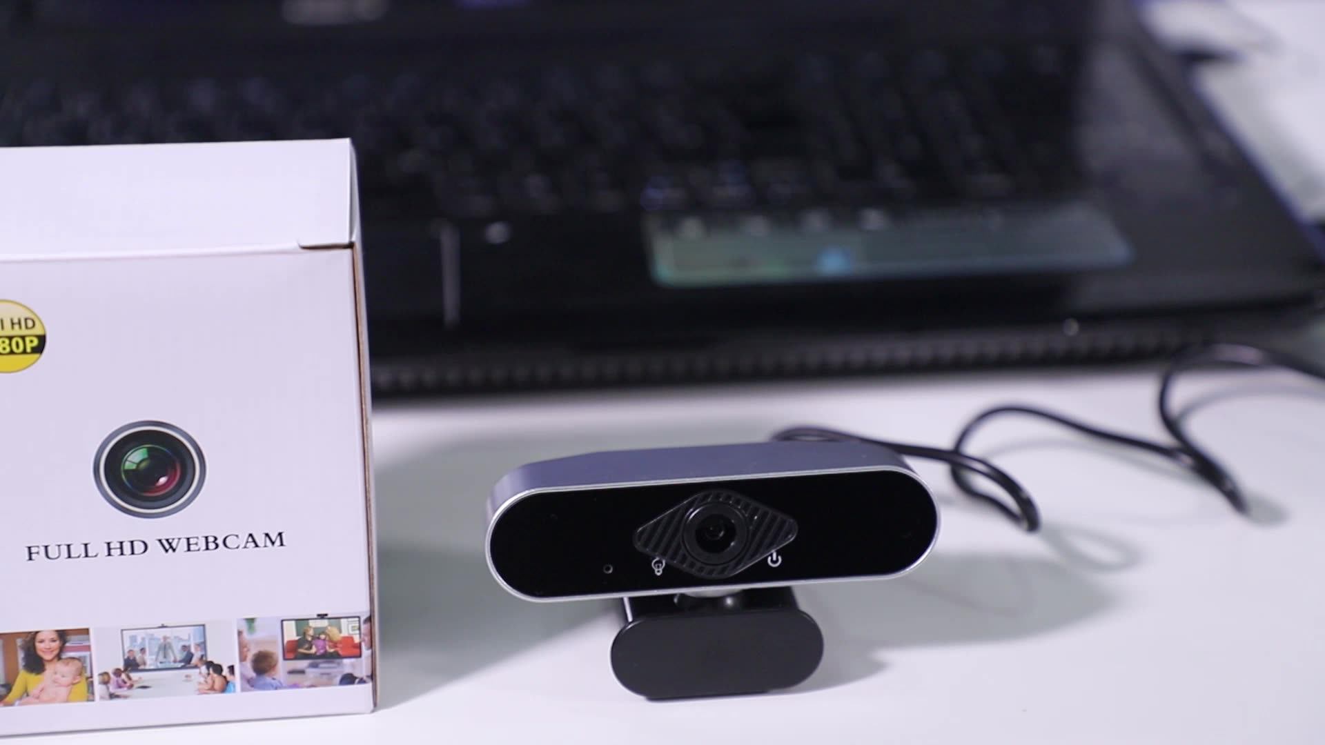 1080p Computer Desktop Pc Usb Web Cameras Live Stream Cover Laptop ...