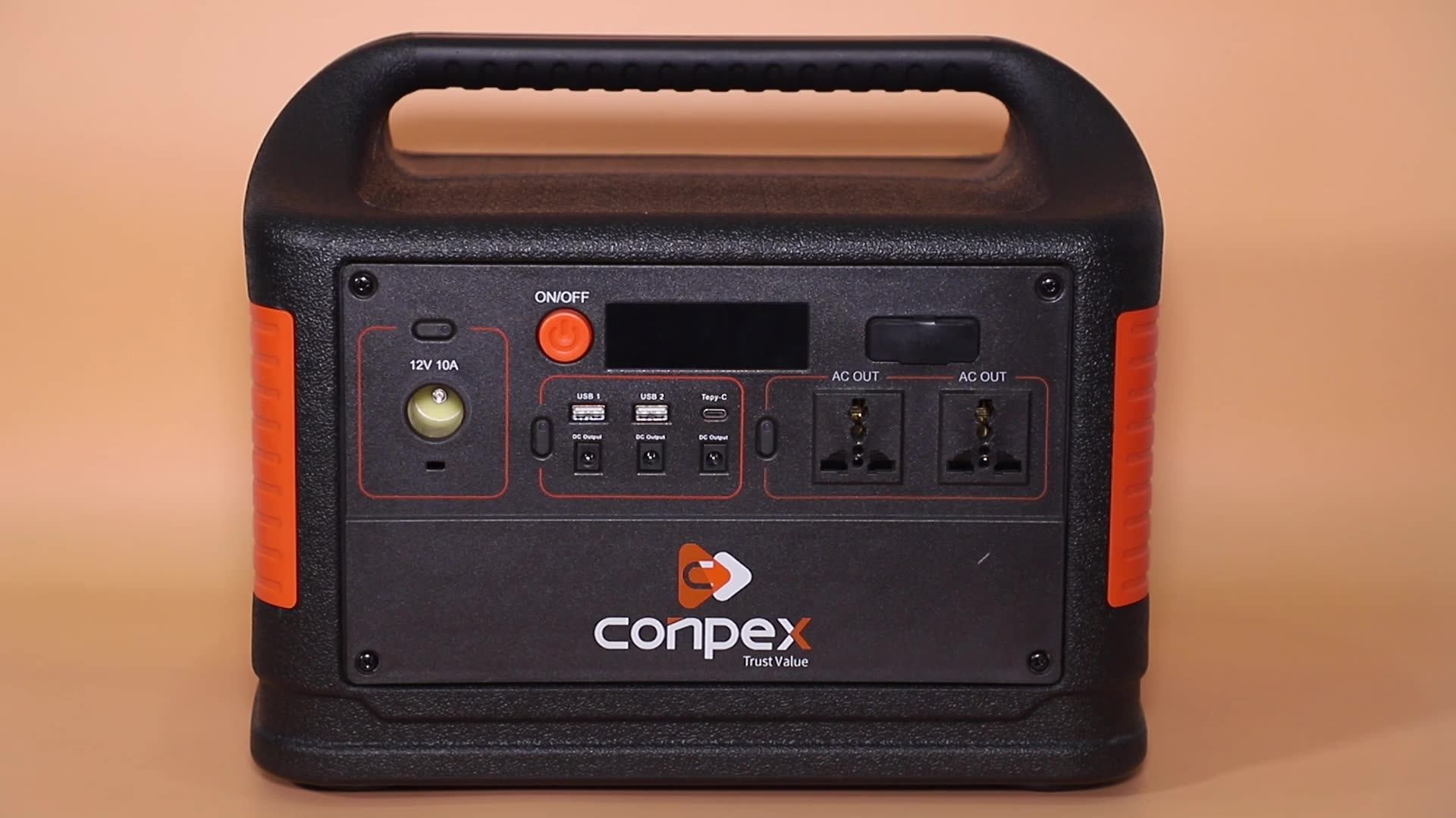 Conpex Battery Pack Solar Generator 1000w 264000mah Ac Dc Portable ...