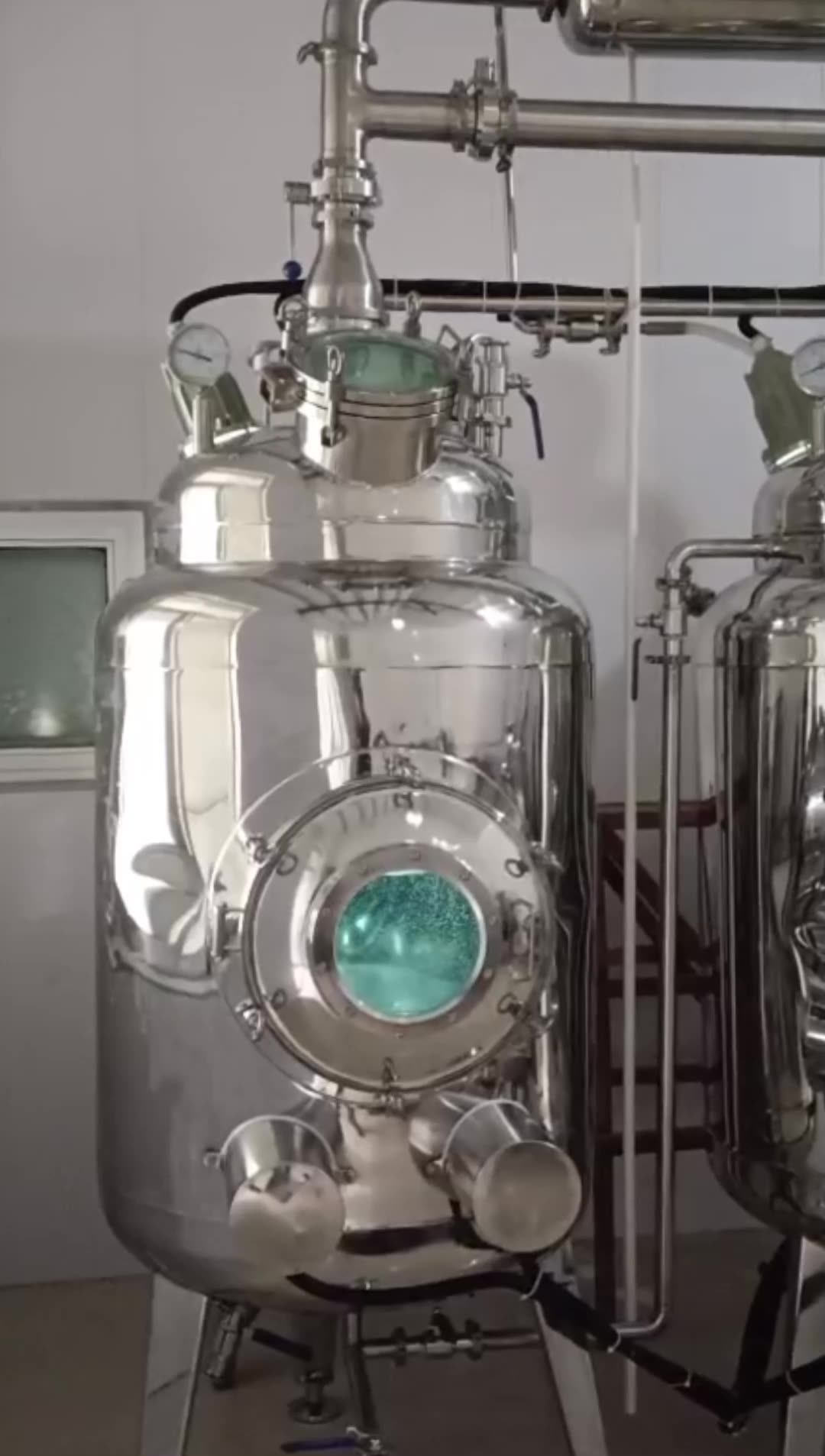 Essence Extraction Machine Falling Film Evaporator Vacuum Herb ...