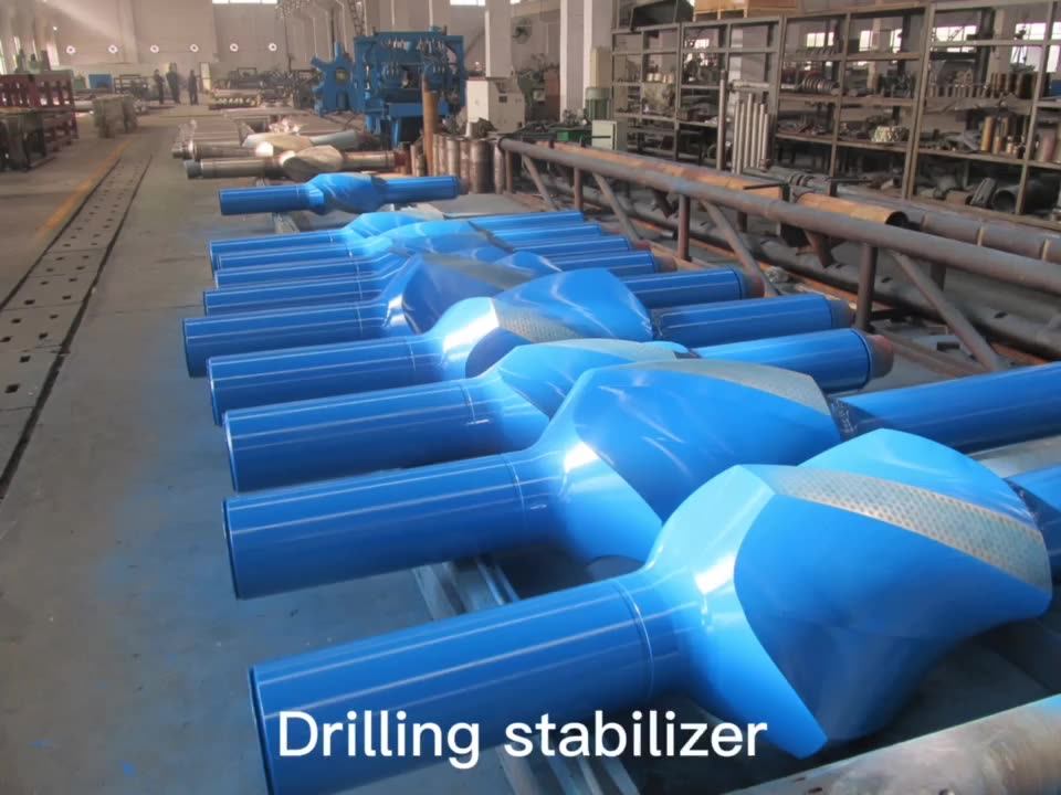 integral spiral blade string drilling stabilizer on oilfield for ...