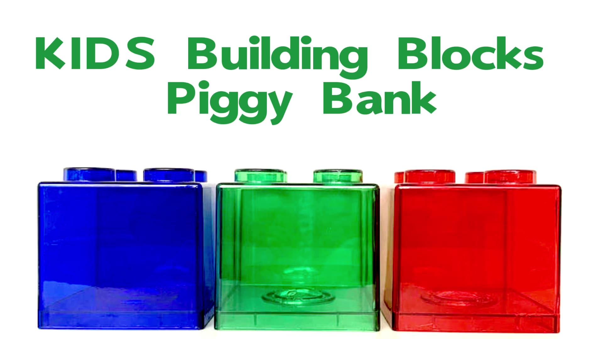 Wholesale Colorful Kids Diy Money Safe Box Transparent Money Box ...