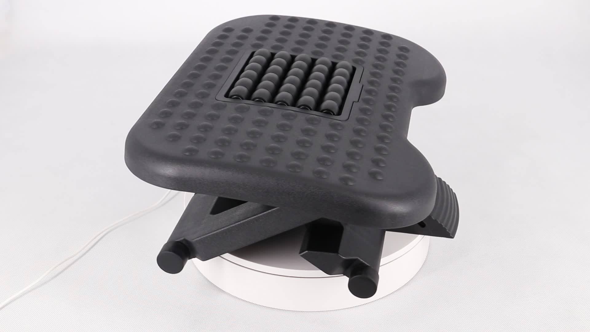 Angle Height Adjustable Plastic Massage Footrest Foot Rest - Buy ...