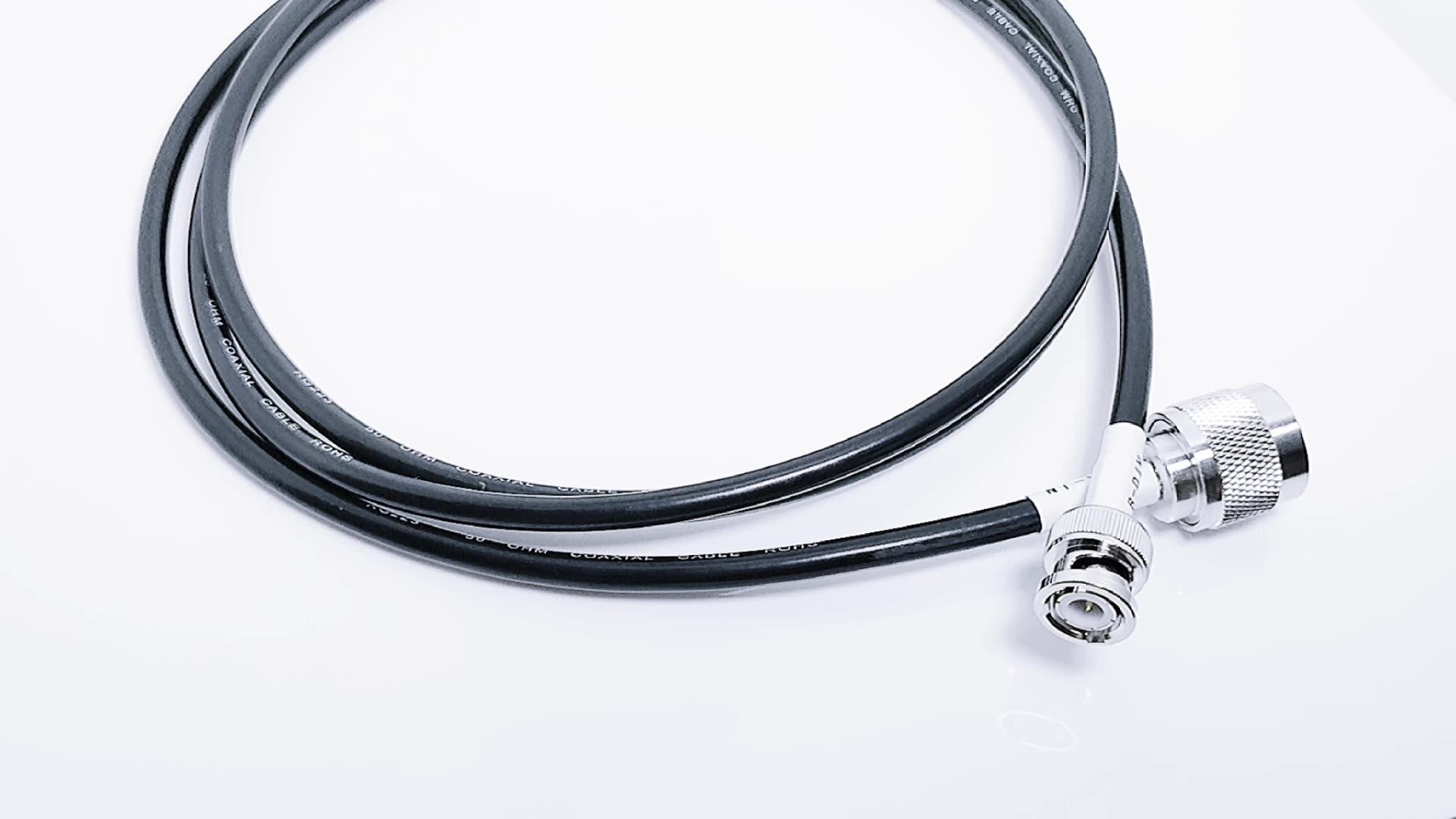 Silver Plated Microwave Coaxial Cable N Male Plug To Bnc Male Adapter ...