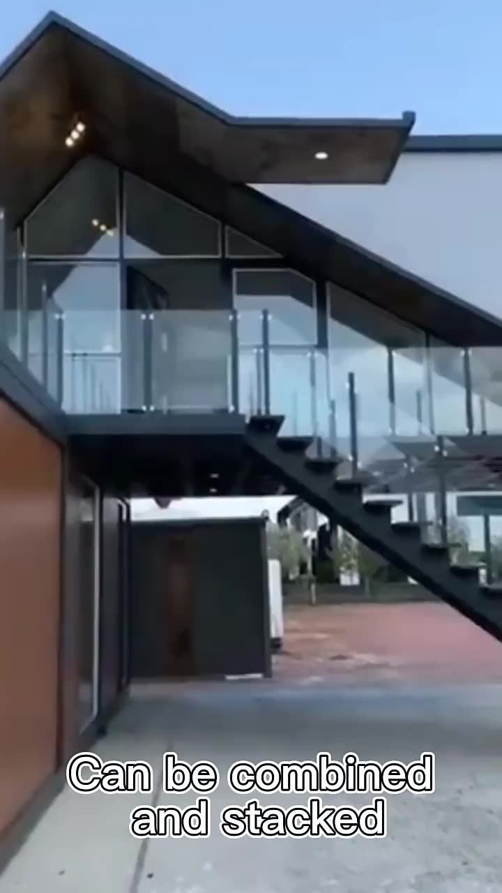 High Quality Container Shop Store 40ft 2 Floor Prefabricated Luxury ...