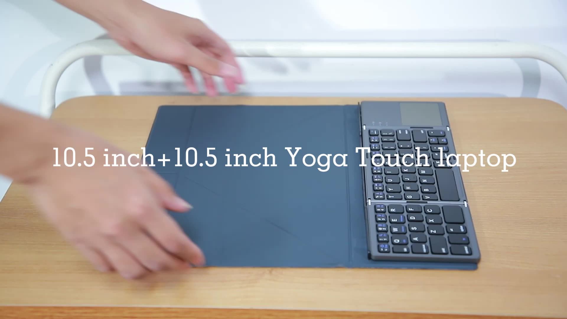 2024 Oem Logo 10.5 Inch Dual Touch Screen Yoga Double Monitor Intel N95 ...