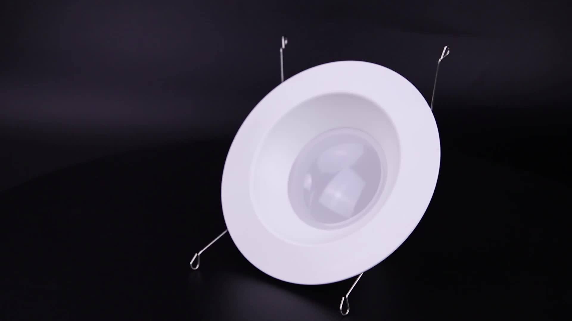 15w 6 Inch White + Rgb Color Changing Dimmable Smart Led Downlight ...