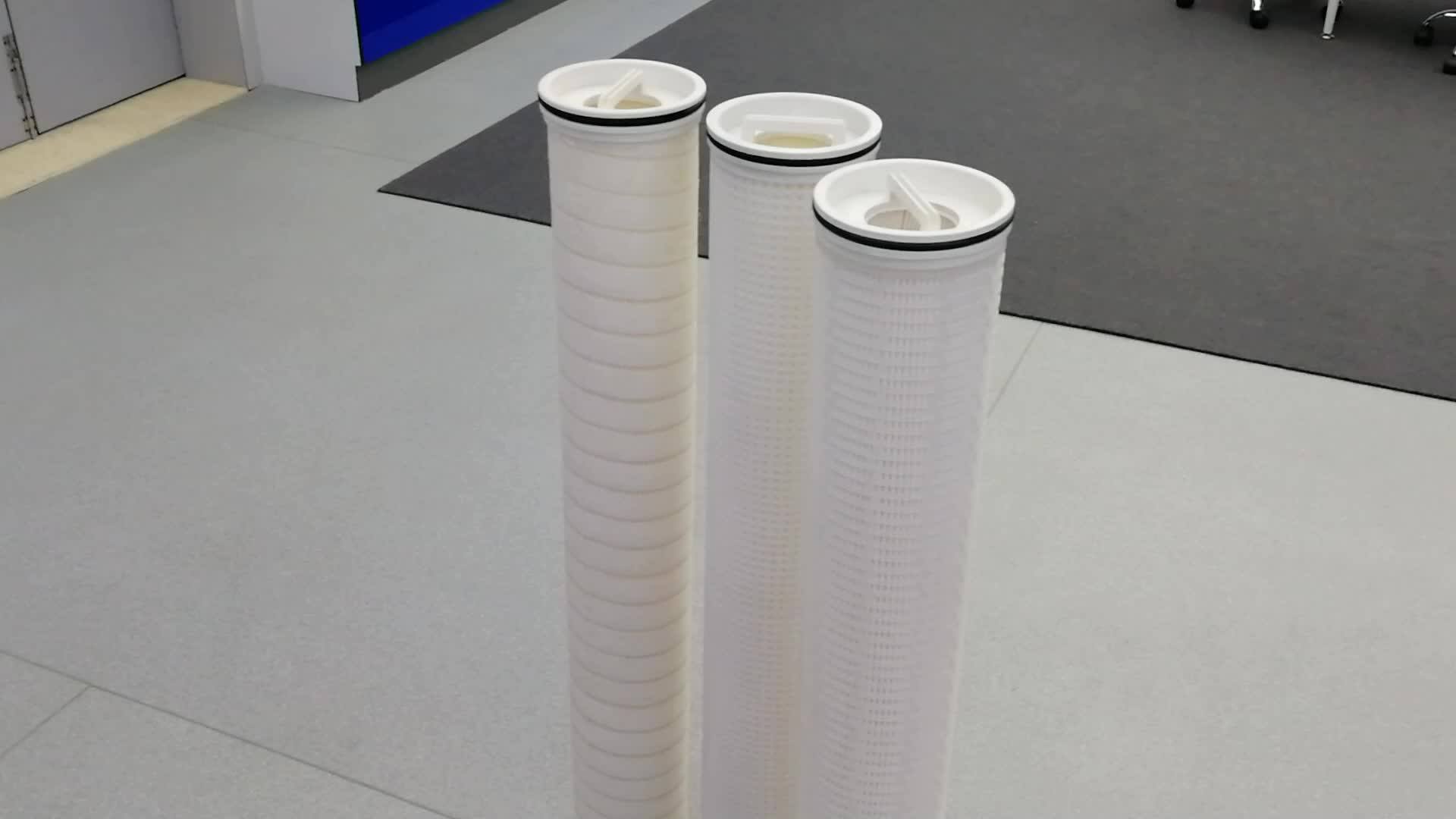 Hf Series High Flow Pleated Filter Cartridge High Dirt Holding Capacity ...
