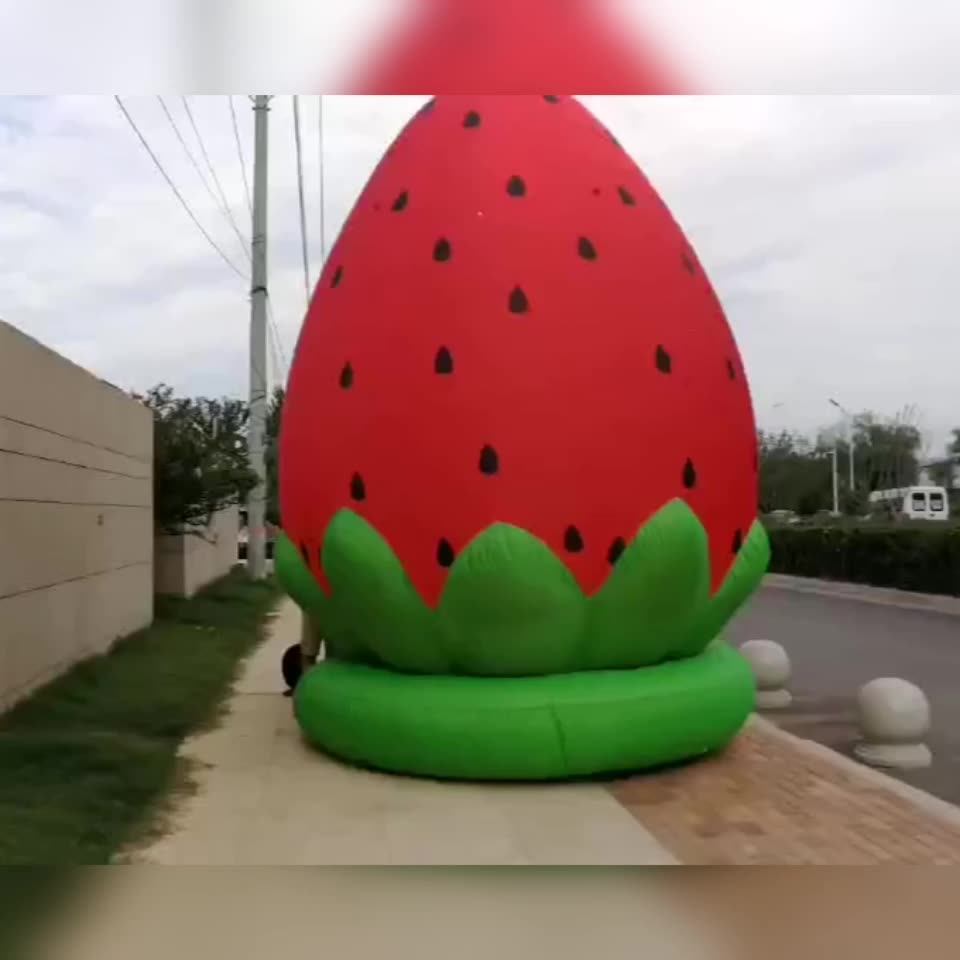 Giant Inflatable Strawberry Advertising Fruit Vegetable Model Shape ...