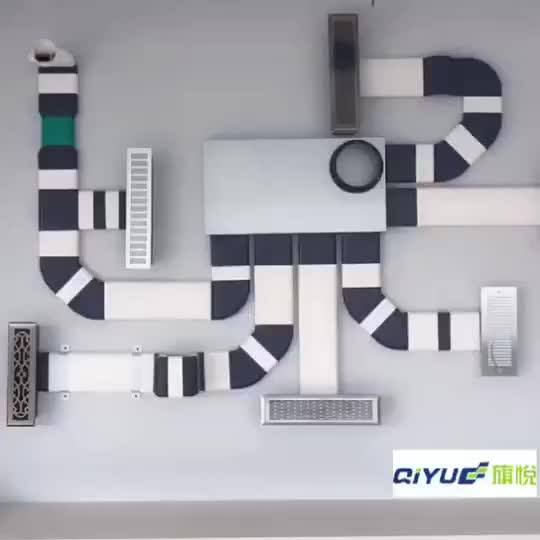 Under Floor Square Plastic Flat Duct Air Ventilation Pipe For Hvac ...