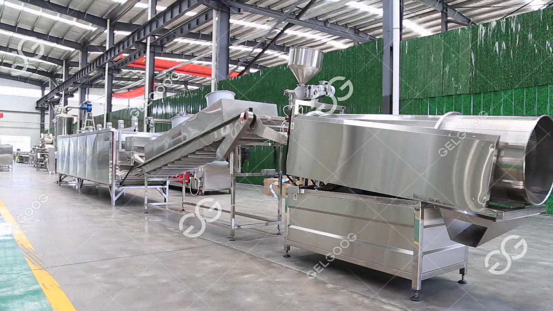 Continuous Automatic Electric Cereal Roasting Seasoning Machine Coated ...