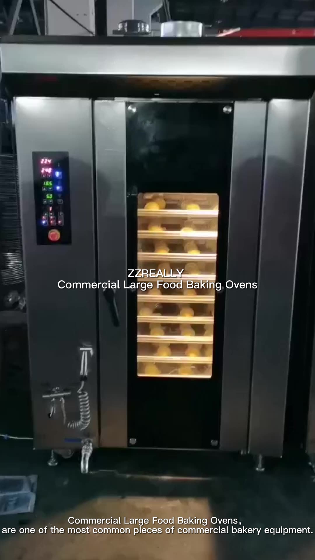 Commercial Electric Gas Automatic Bread Baking Oven Rotary Rack Bread Oven Bakery Equipment