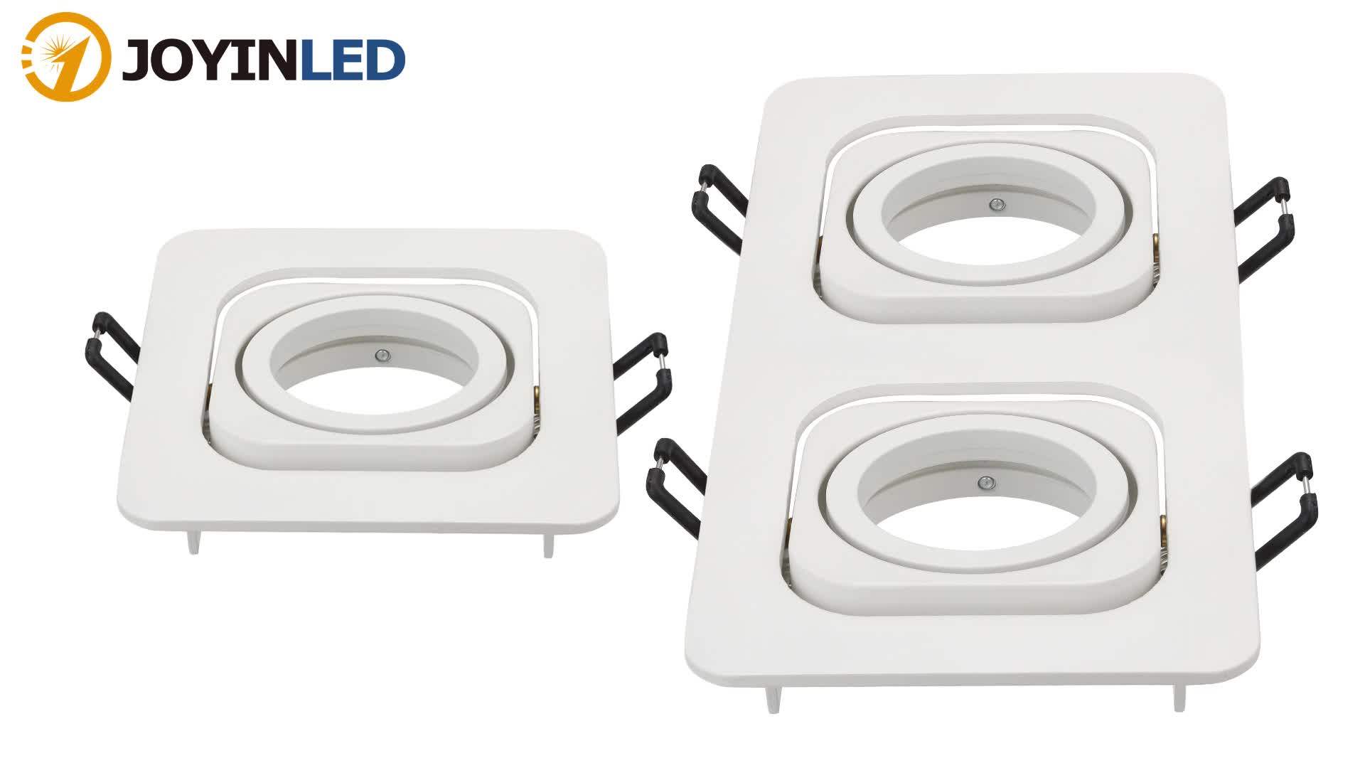 China Adjustable Aluminium Led Square Casing Downlight Housing Shell ...