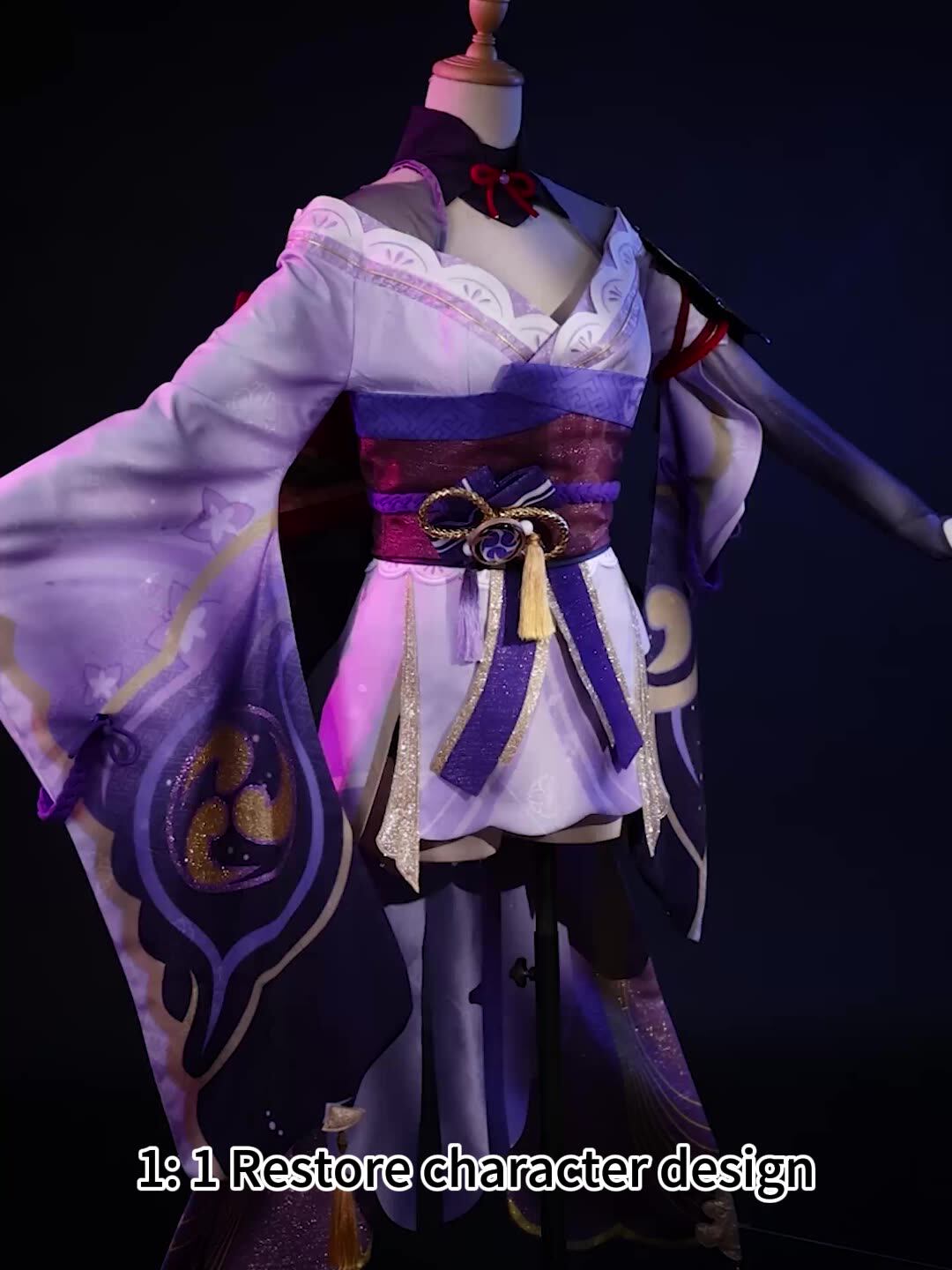 In Stock Raiden Shogun Baal Cosplay Game Genshin Impact Cosplay Costume ...