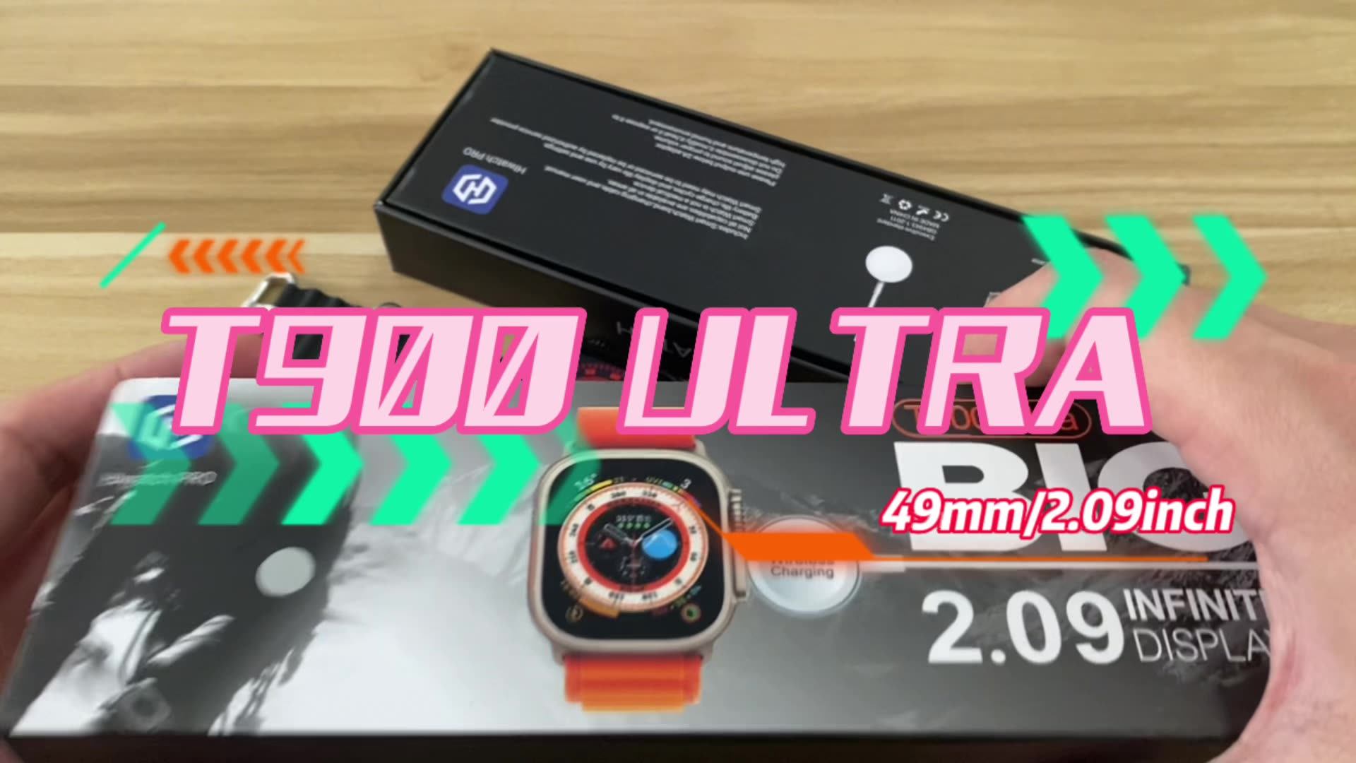 T900 Ultra 49mm Big 2.09 Inch 2023 Smartwatch Series 8 Montre Reloj ...