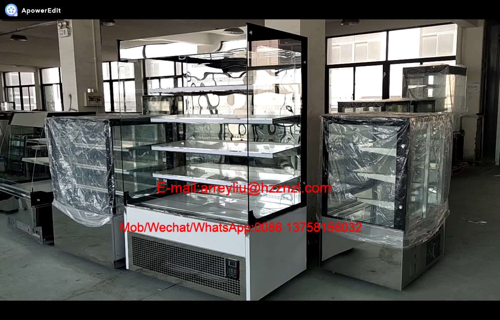 Open Chiller Showcase Display Case Commercial Refrigerator Commercial ...
