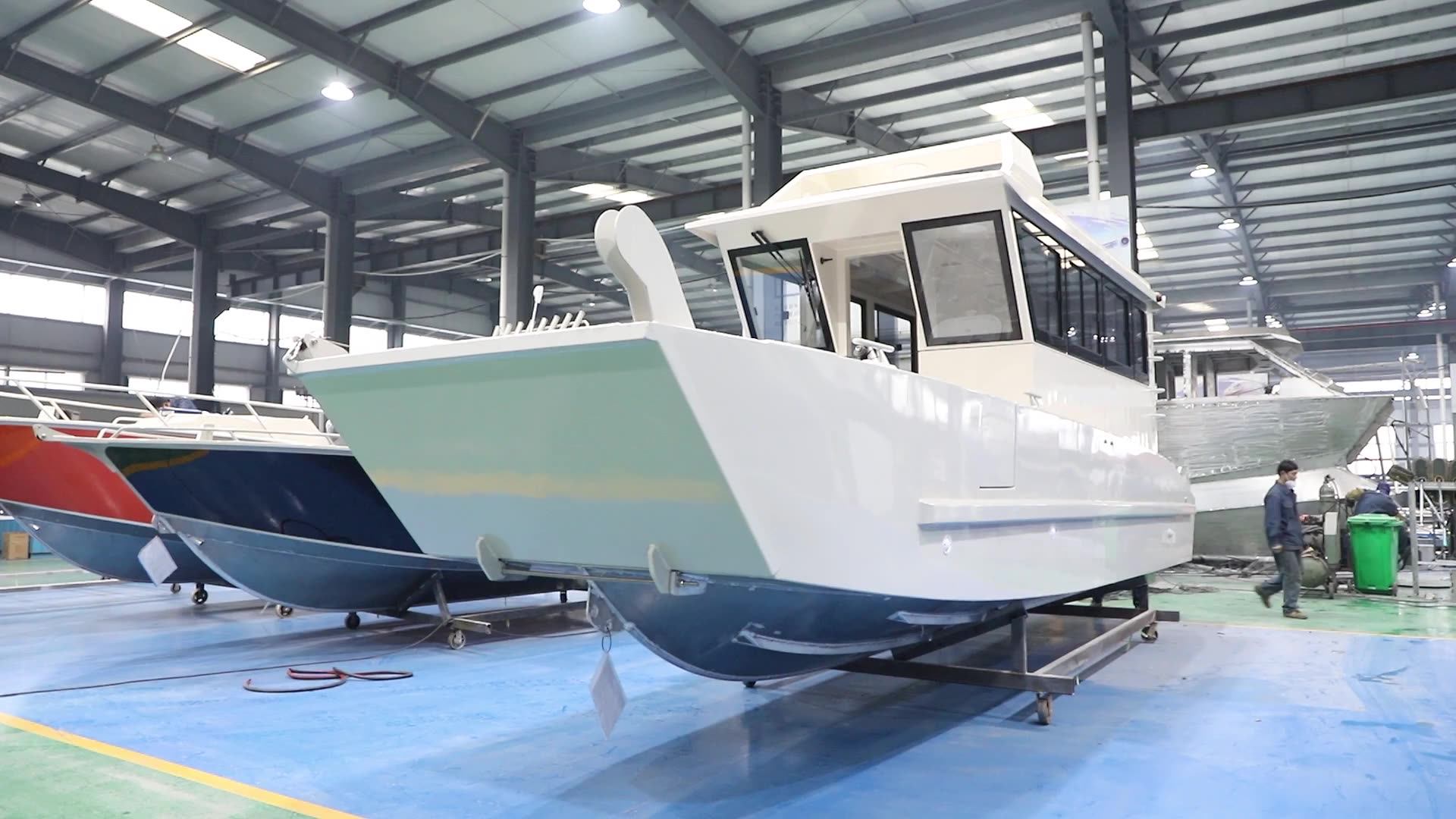 30ft 9m Aluminum 3 Tons Payload Island Hoping Speed Cabin Work Boat Fishing Boat Landing Craft ...