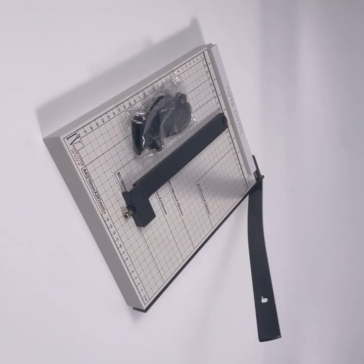 A4 Paper Cutting Heavy Duty Home Office Iron Metal Ream Guillotine ...