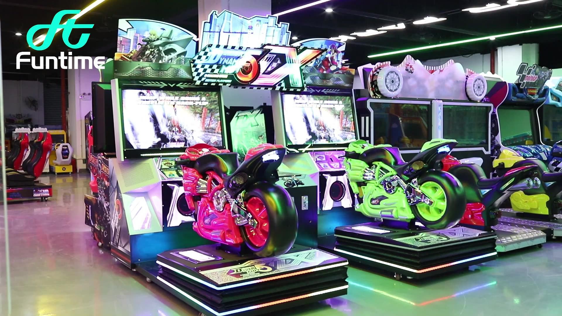 Indoor Amusement Coin-operated Arcade Simulator 42-inch Dynamic Racing ...