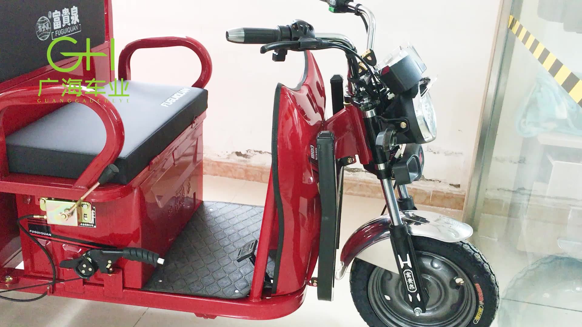 Cargo Tricycle Electric Cargo Bike Three Wheel Electric Rickshaw - Buy ...