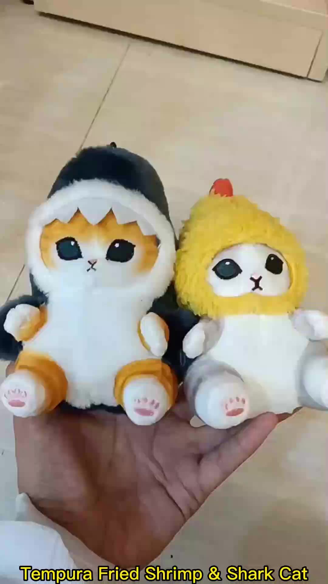 Best Price Kawaii Japanese Tempura Fried Shrimp Plush Keychain Shark ...