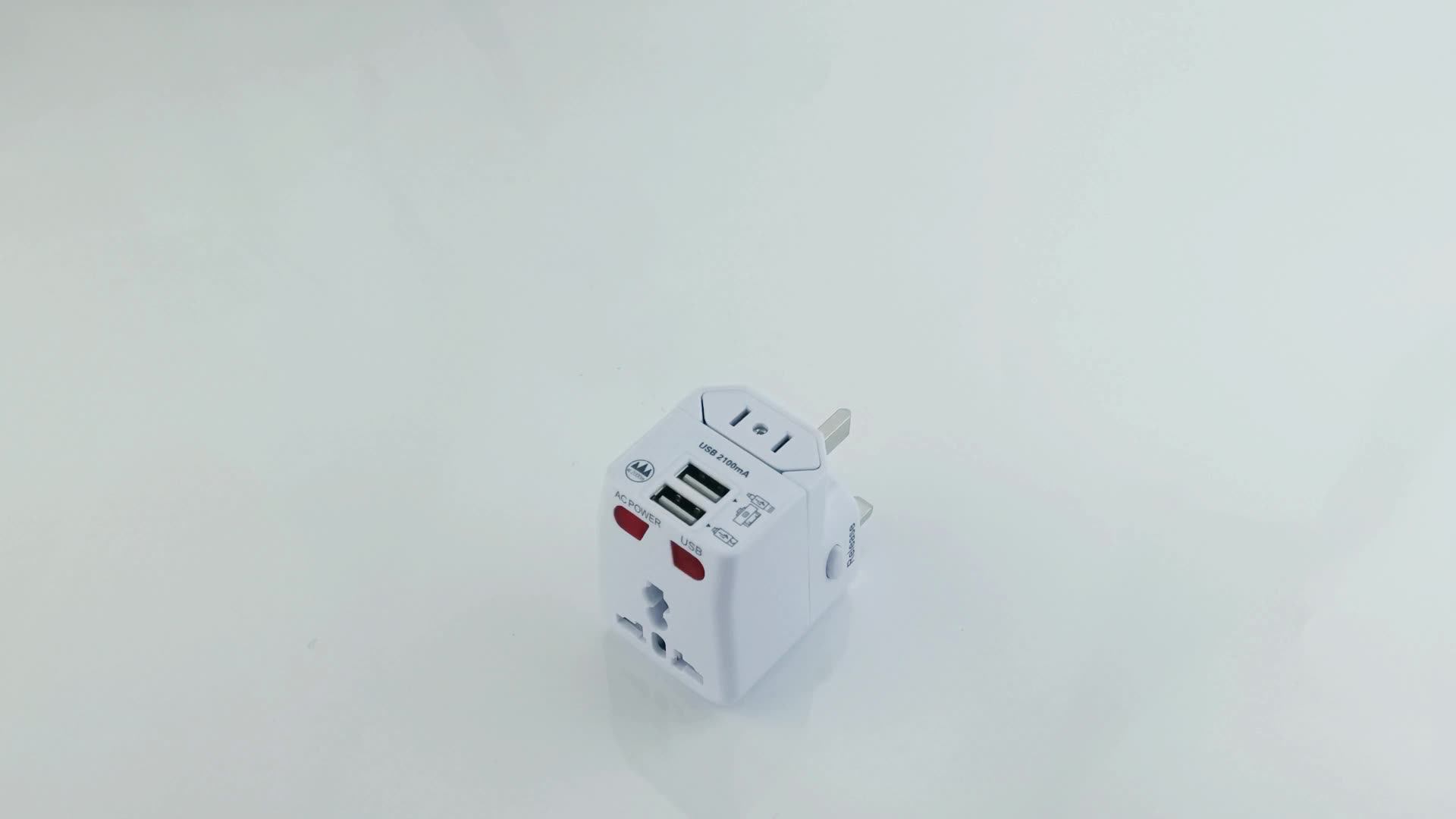 Universal Multi Travel Plug Adapter Converter Plug Multi-nation Travel ...