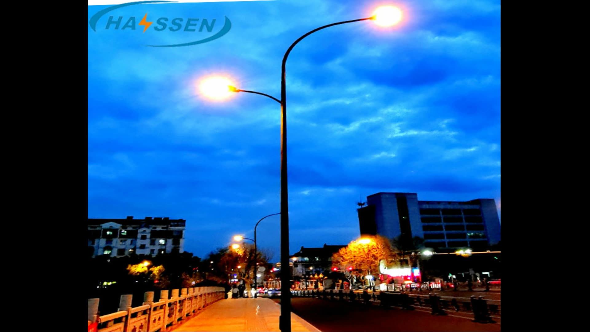 6m 8m 9m 10m 12m Single Arm Street Light Pole - Buy Single Arm Street ...