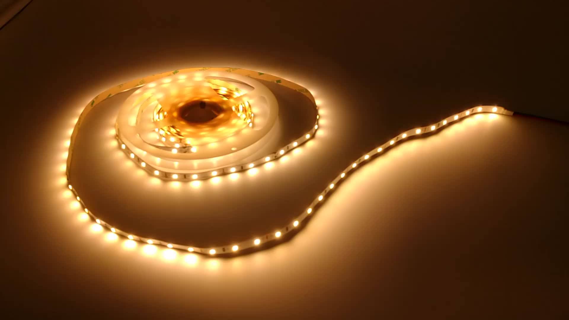 Dc 24v 12v Smd 2835 120leds/m Warm White Cool White 2700k 3000k 4000k ...