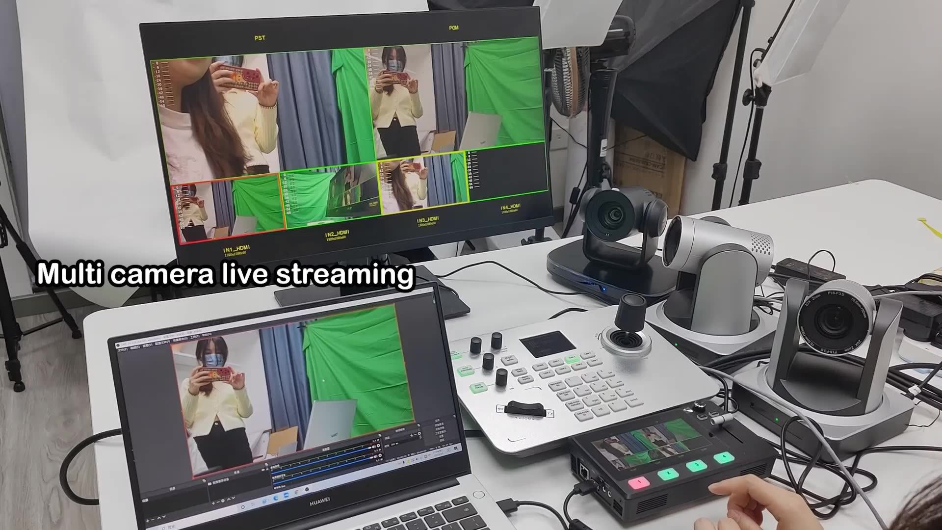 Anywii Ip Poe 4k Ptz Camera Controller Set Multi Camera Live Streaming Video Switcher Ndi Ptz ...