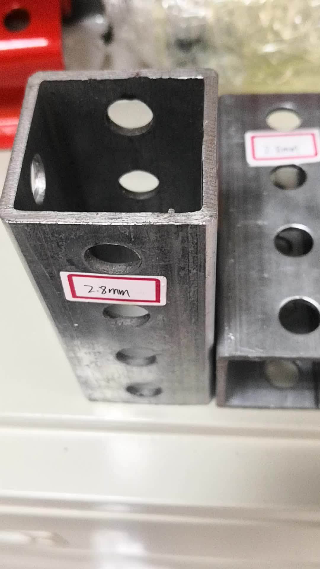 Perforated Steel Galvanized Square Tube Barricade Tube - Buy Square ...