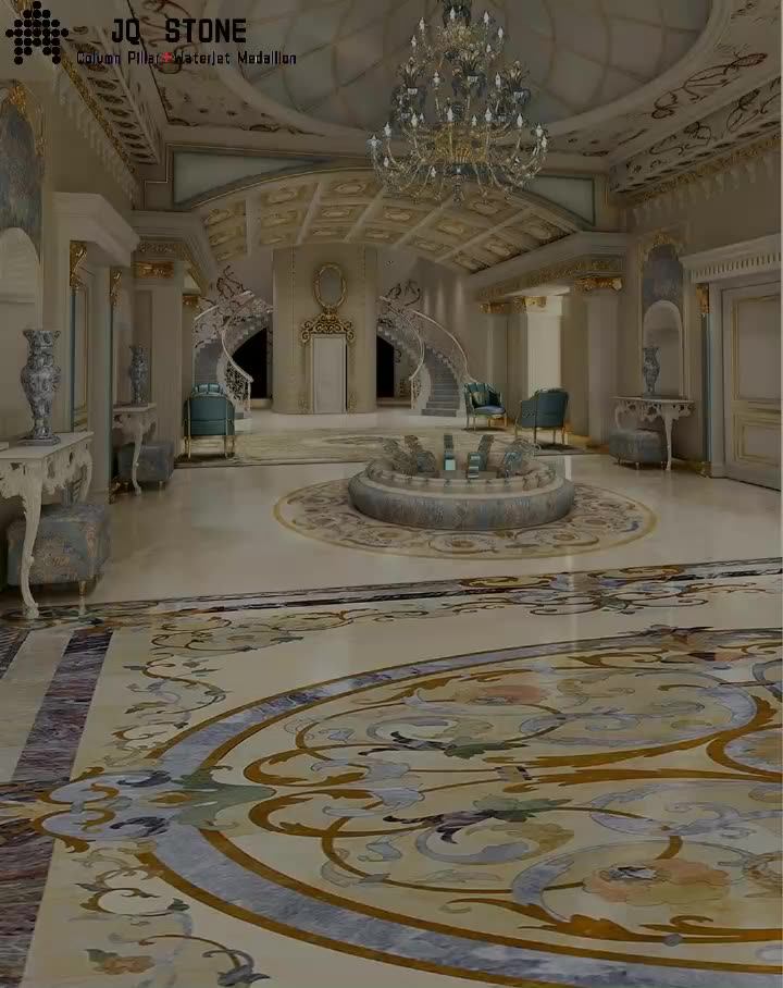 Luxury Villa House Natural Marble Floor Tile Design - Buy Natural ...
