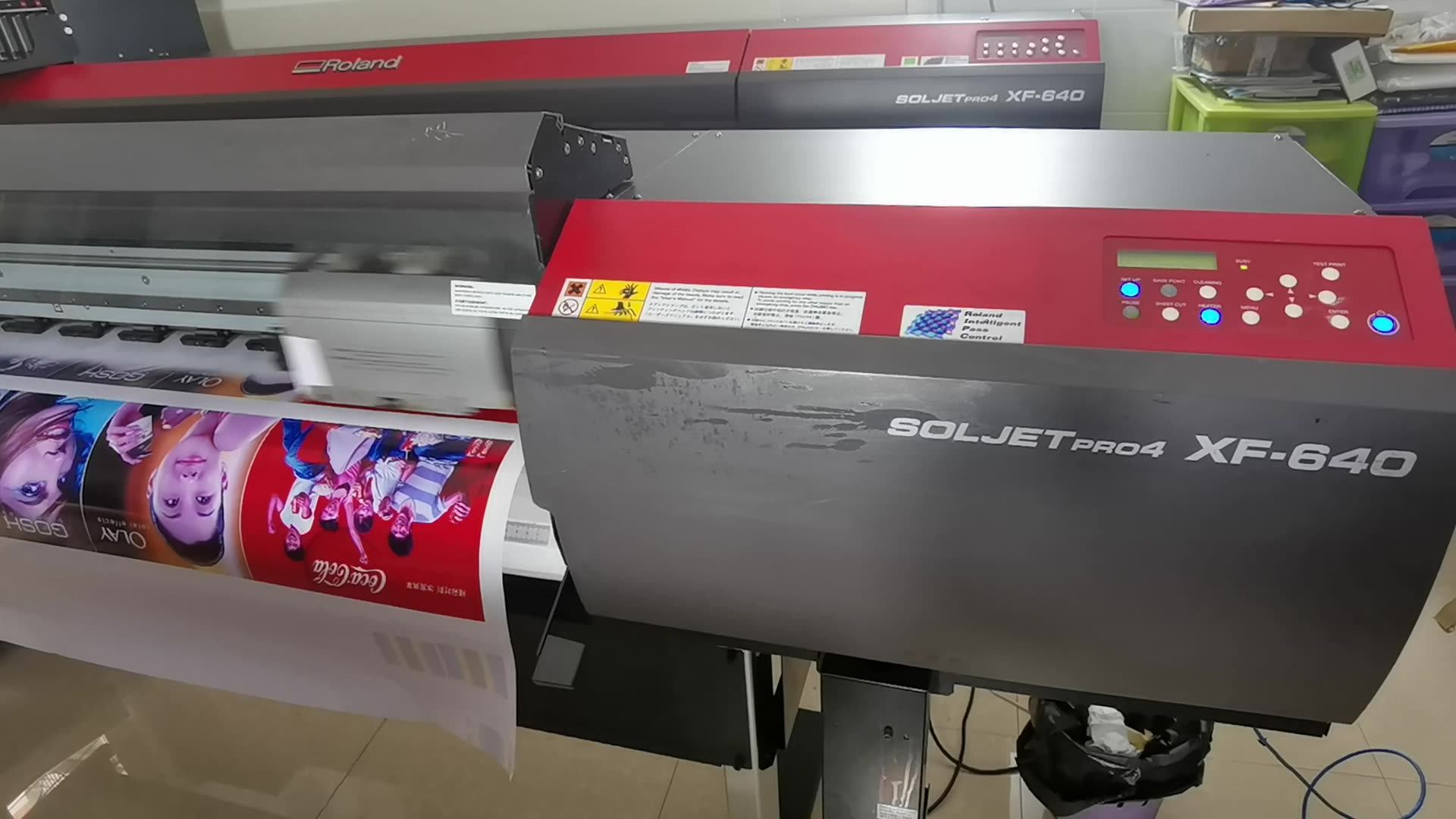 Second Heand Used Roland Xf-640 Roland Eco Solvent Printer Roland Xf640 ...