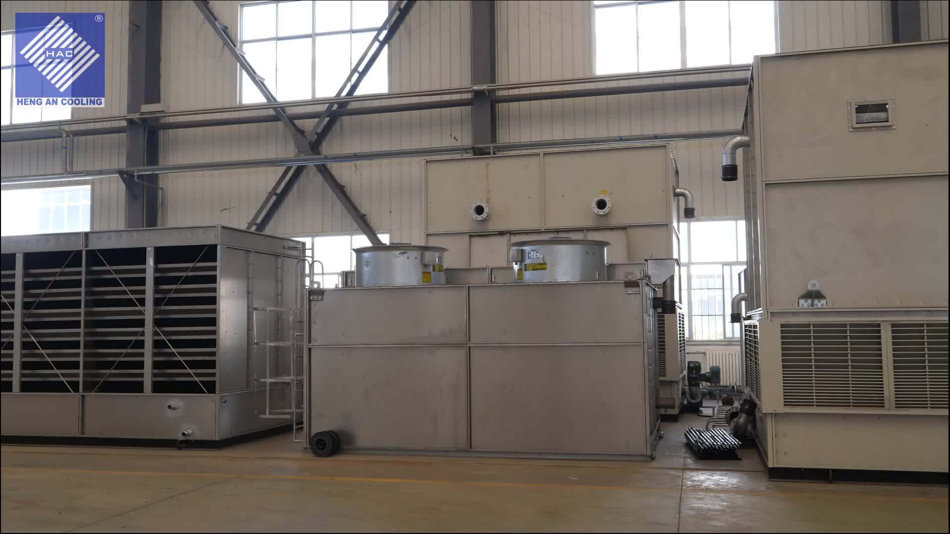 100rt Closed Loop Water Cooling Tower For Chiller Easy To Maintain ...