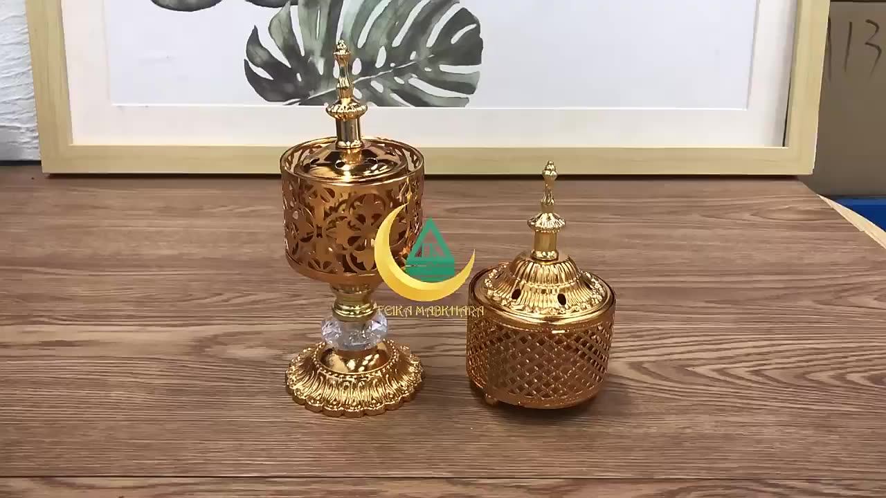 360 Alloy Incense Burner Ancient Arab Muslim Middle East Inc Bakhoor ...