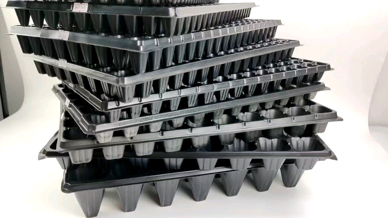 Plastic Nursery Seed Trays 200 Drain Trays For Plants Rice Seedling ...
