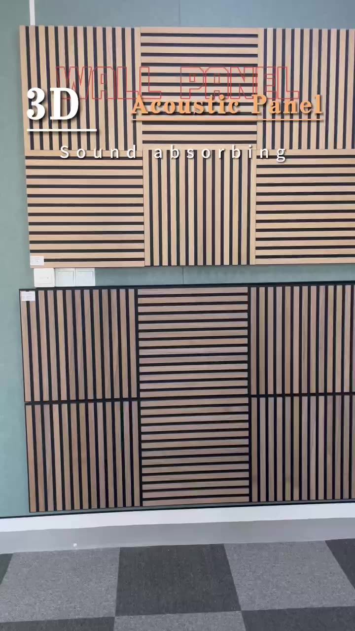 Internal Decorative Slat Wood And Pet Wall Slat Acoustic Wooden ...
