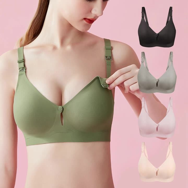 Ananbaby Wholesale Absorbent Maternity Nursing Bra Breathable Free Samples Soft Breastfeeding ...