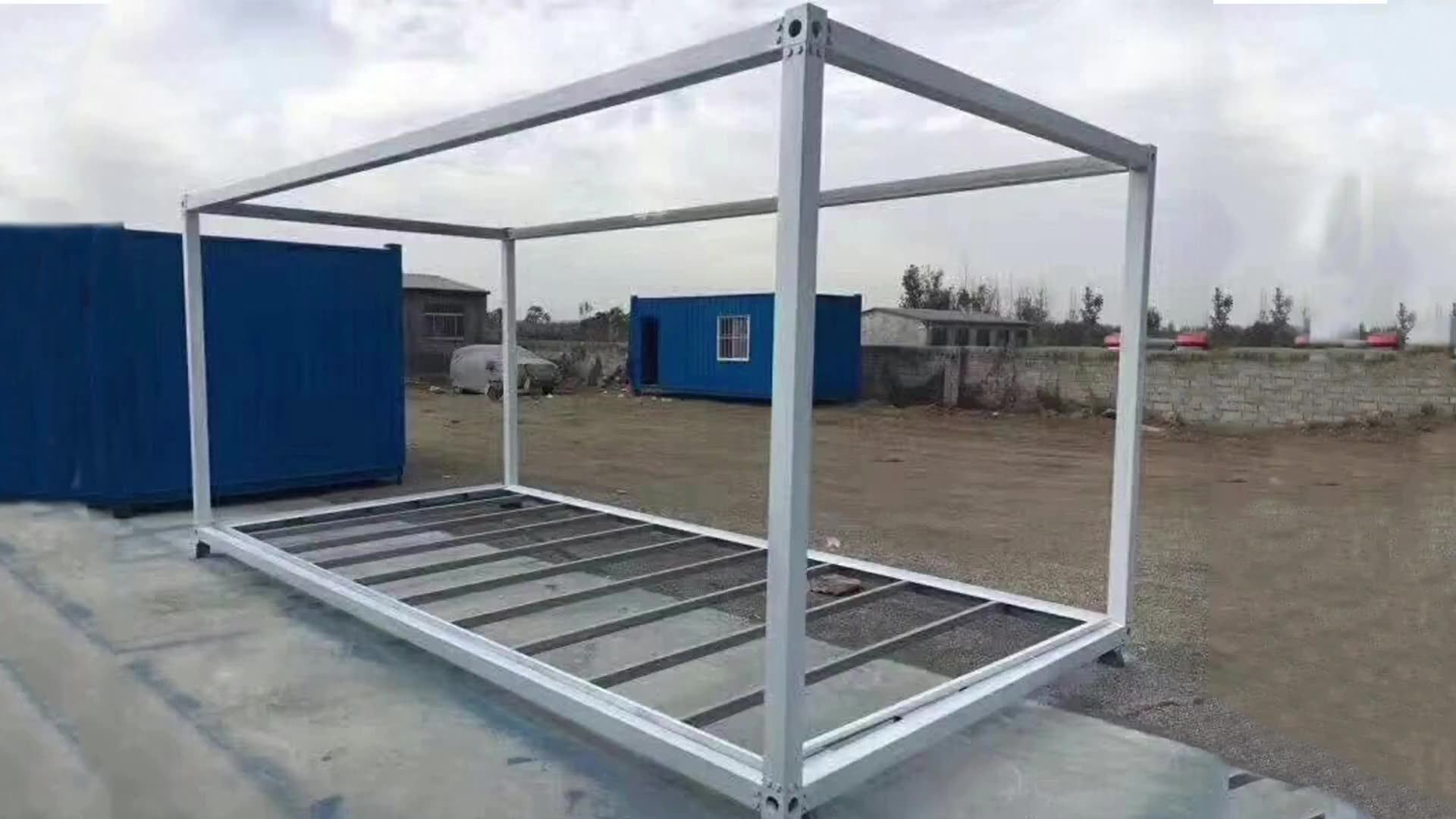 6m X 3m 20ft Flat Pack Container Frame - Buy Container Frame Flat Pack ...