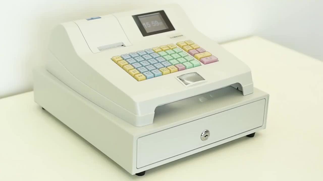 8 Digits Led Small Cash Register Machine With Switch Power Thermal ...