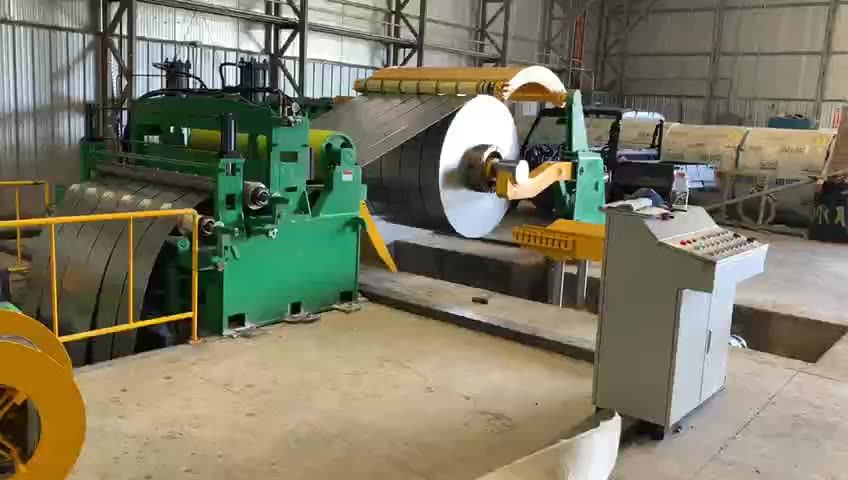 Automatic Steel Coil Slitting Shearing Cutting Slit Machine Automatic ...