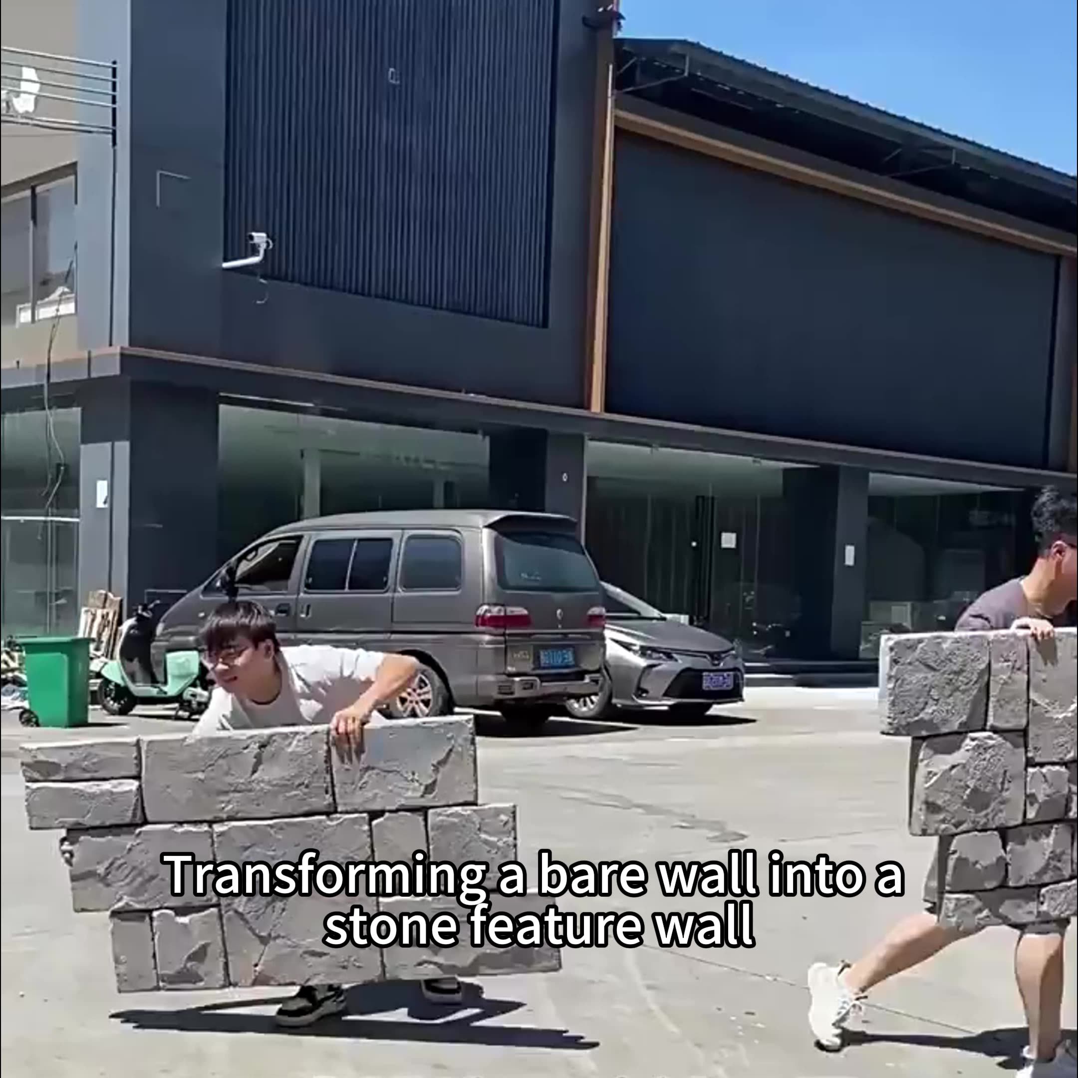 Fusion Polyurethane Exterior Wall Faux Stone Panel Faux Stone Wall ...