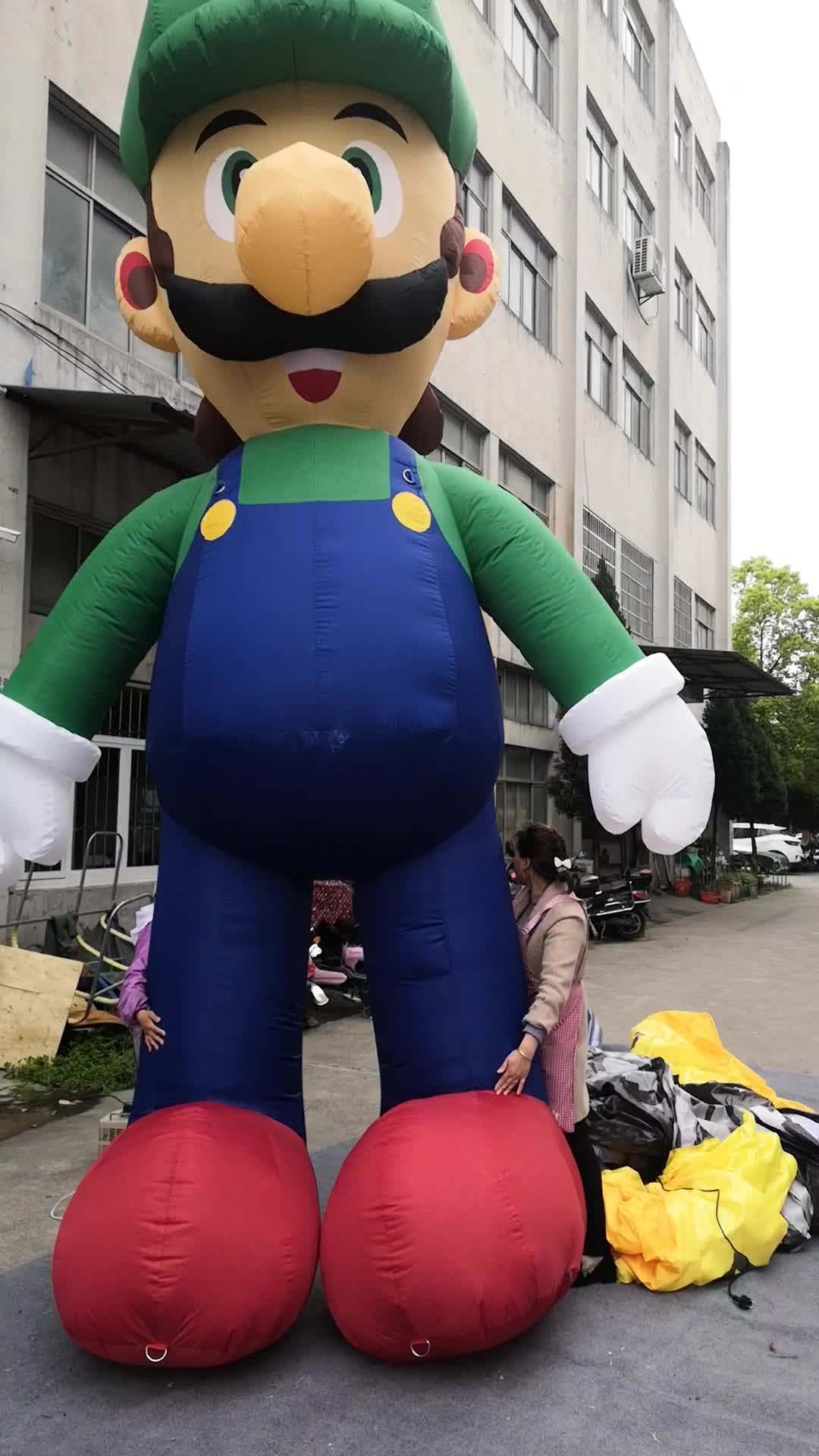 Movie Character Inflatable Luigi Cartoon Model For Sale - Buy ...
