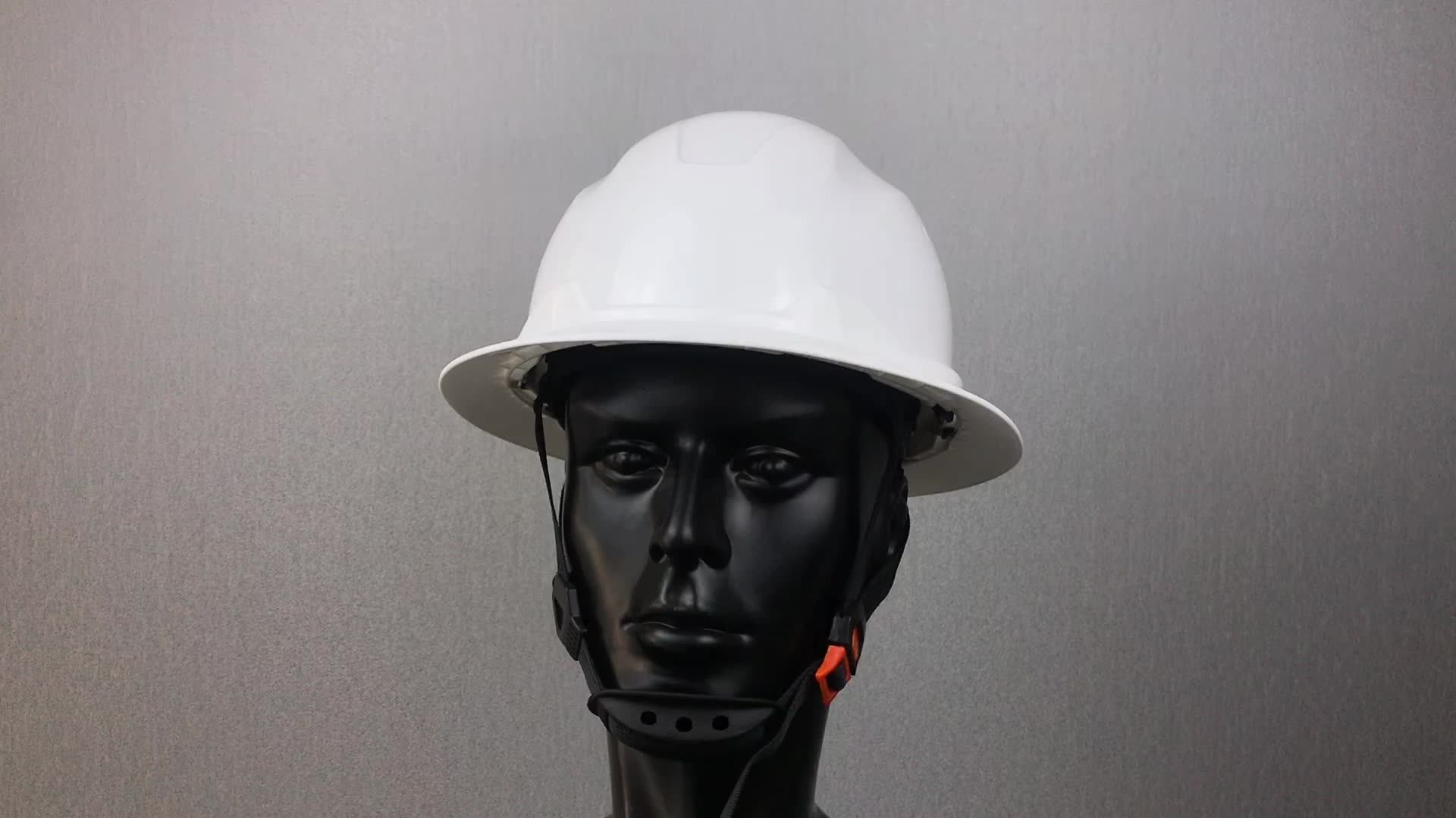 Ant5ppe Full Brim Safety Helmet Hard Hats Customize With Vent Ansi Z87 ...