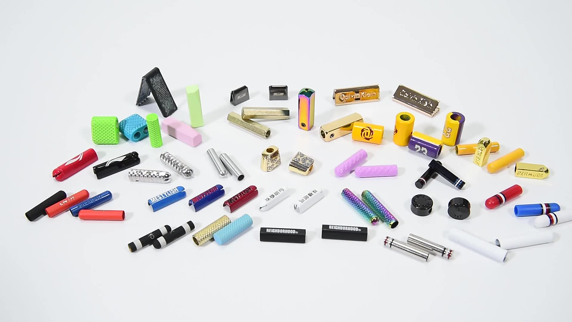 Custom Size Plastic Aglets Abs Tube Shape Aglets For Pant Drawcords ...