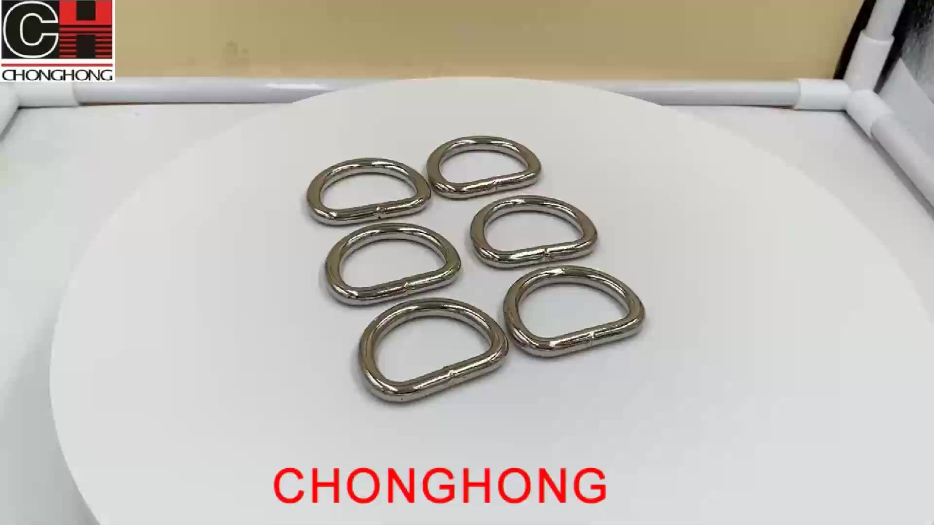 5mm X 50mm Stainless Steel 304 316 Welded Strong D Shape Rings Dee Ring ...