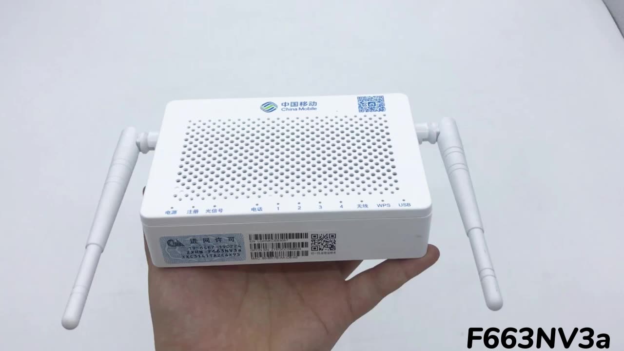 Zte 모뎀 F663nv3a Xpon Gpon Ont Onu 저렴한 가격 새로운 F663nv3a Xpon 1ge + 3fe + 1pots + 1usb + 5dbi Wifi ...