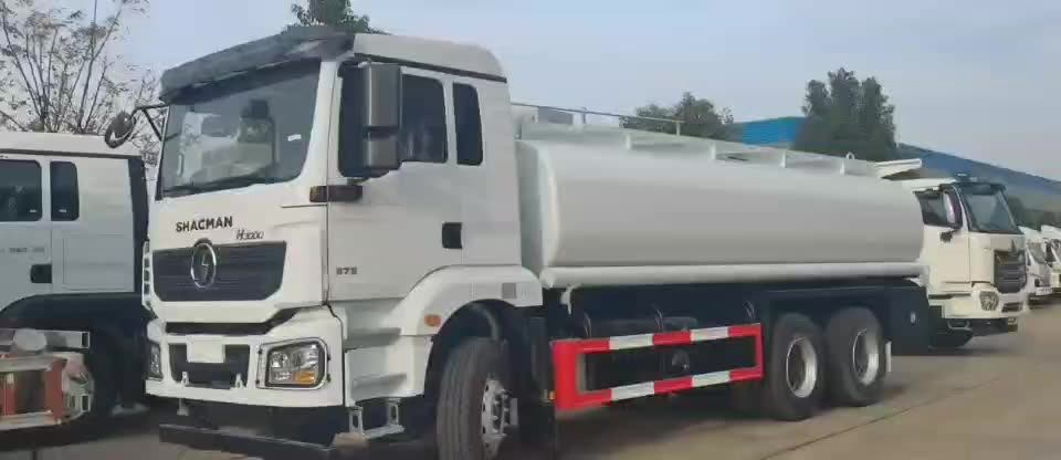 Cummins Engine Fuel Tank Truck Shacman H3000 6x4 10-wheel 20 Cubic ...