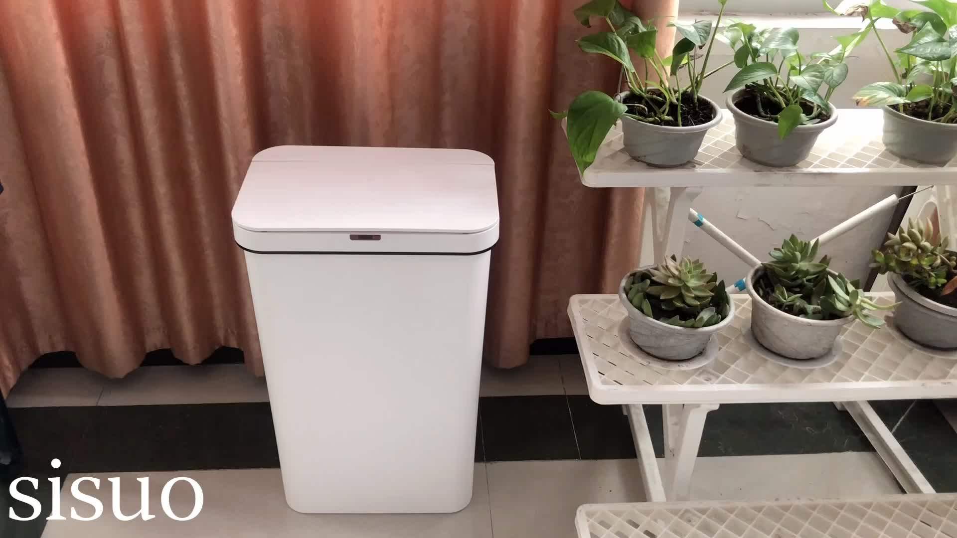 50l Automatic Electronic Big Dustbin Plastic Wholesale Kitchen Sensor ...