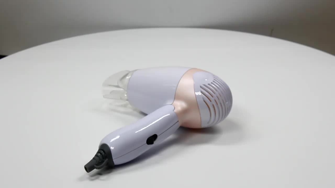 Foldable Design Easy Take Mini Travel Hair Dryer Pink Color For Girls ...